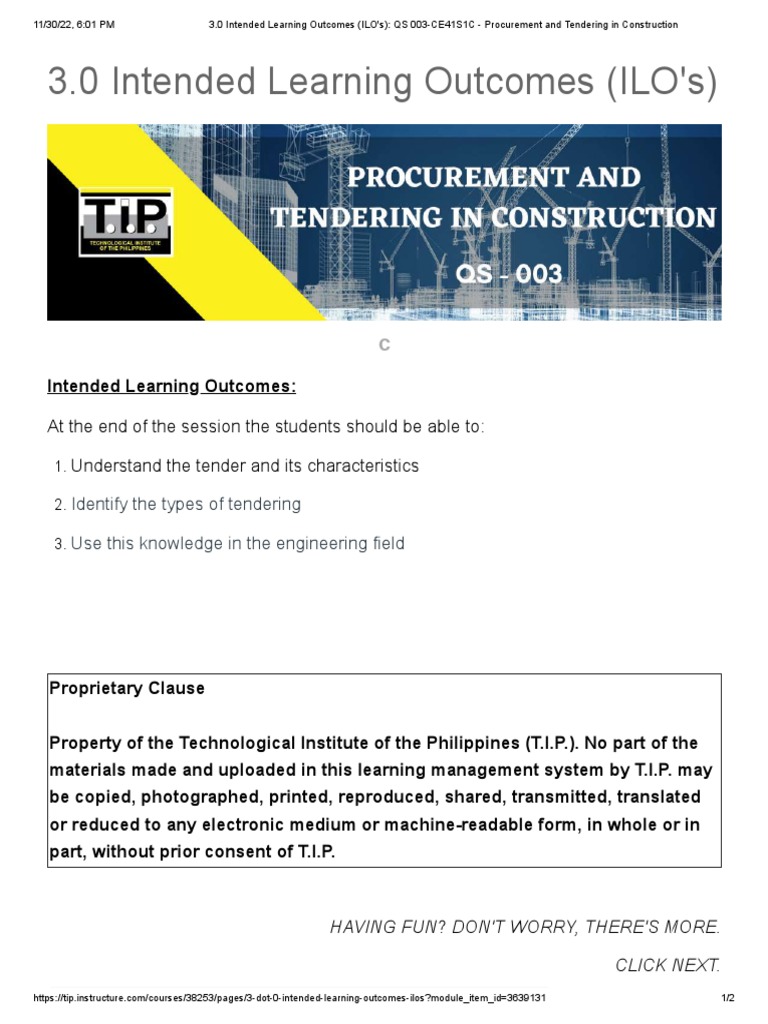 QS 003 Module 3 Compilation | PDF | Procurement | Business QS 003 Module 3 Compilation | PDF | Procurement | Business