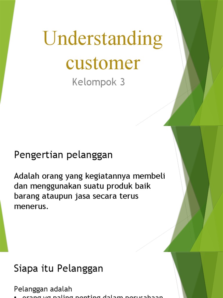 Understanding Customer | PDF