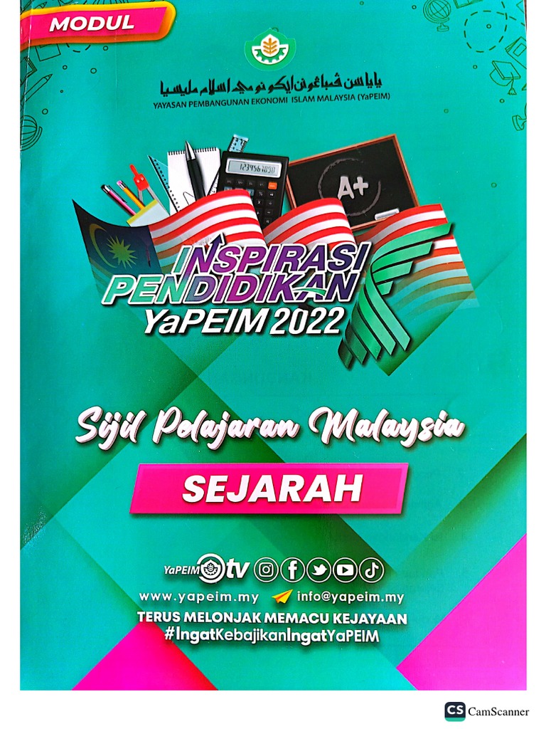 Modul Yapeim Sejarah 2022 | PDF