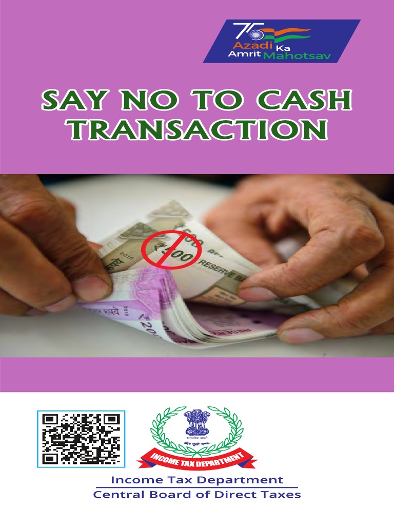 24 - Say No To Cash Transaction Final | PDF