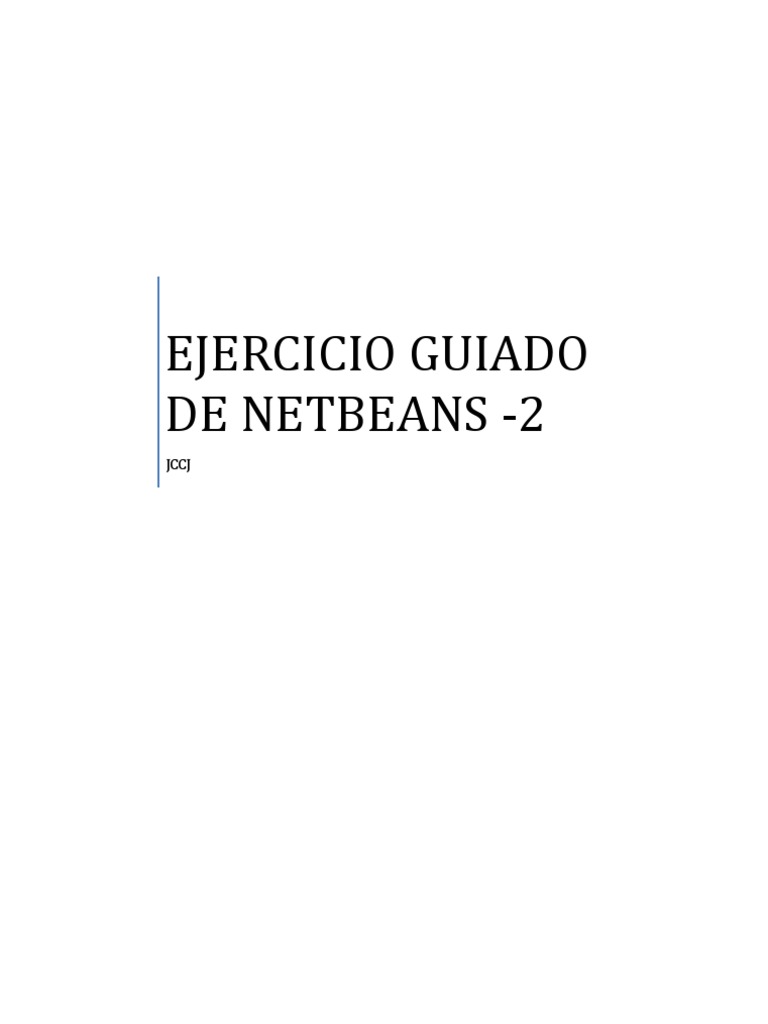 Creación de Botones en Java NetBeans | PDF | Java (lenguaje de ...
