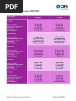 CIPS 2024 Exam Schedule | PDF
