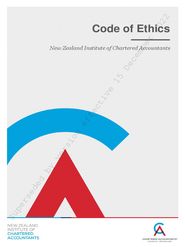 NZICA Code of Ethics-FA | PDF | Audit | Regulatory Compliance