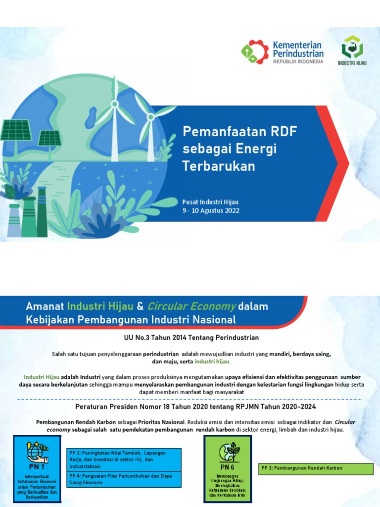 Pemanfaatan RDF Sebagai Energi Terbarukan | PDF