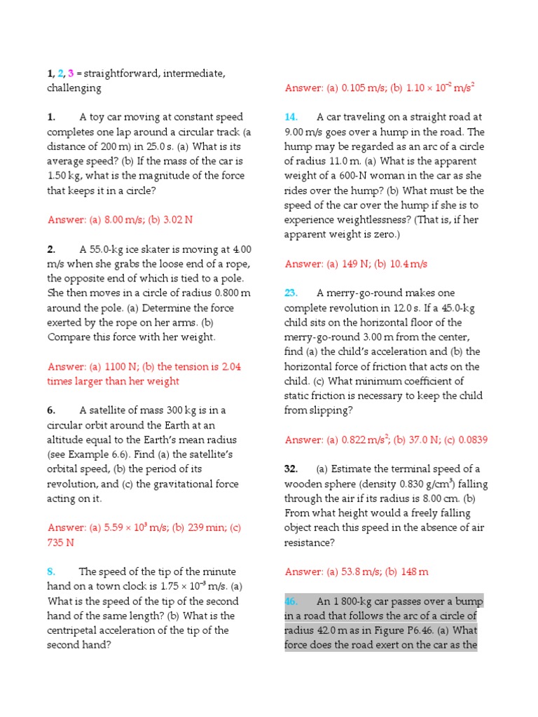 CH 06 | PDF | Force | Orbit