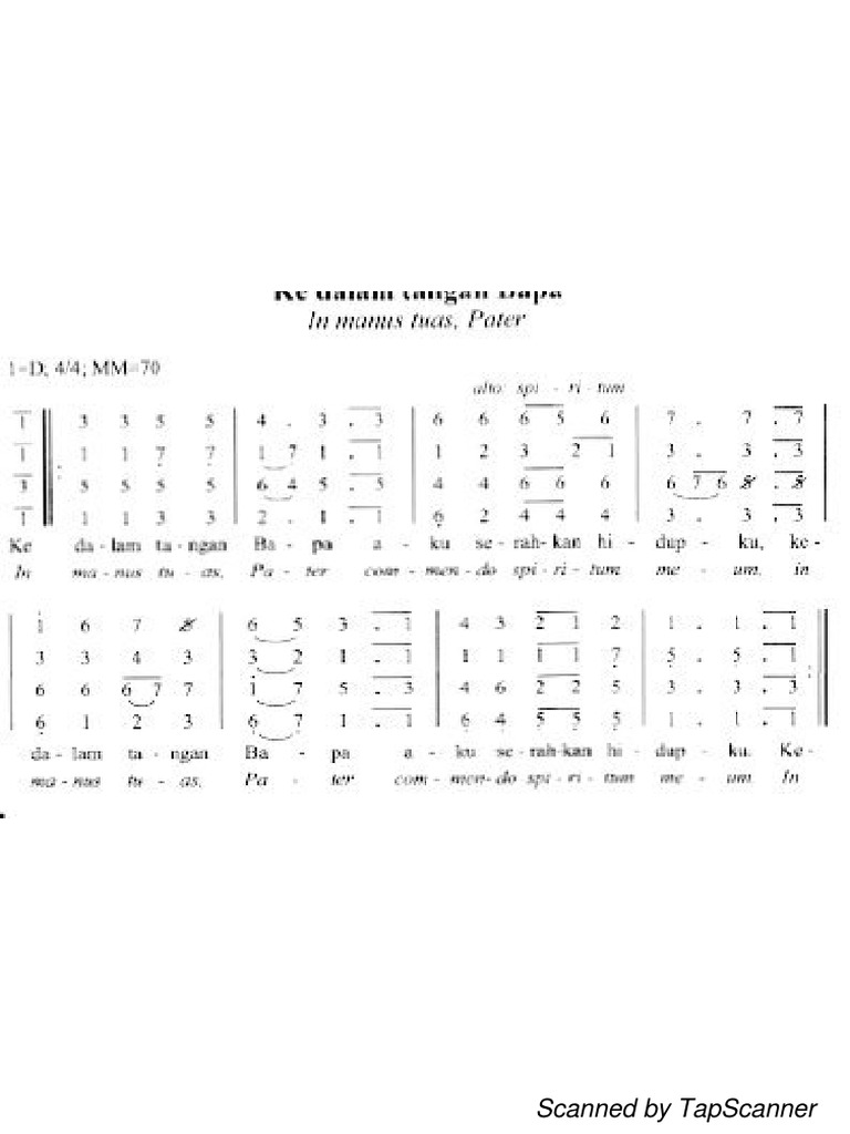 In Manus Tuas Pater | PDF