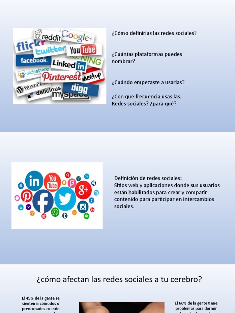 Redes Sociales - Conversación Español A2 - B1 | PDF