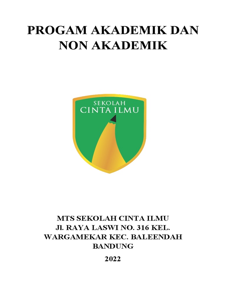 Progam Akademik Dan Non Akademik | PDF