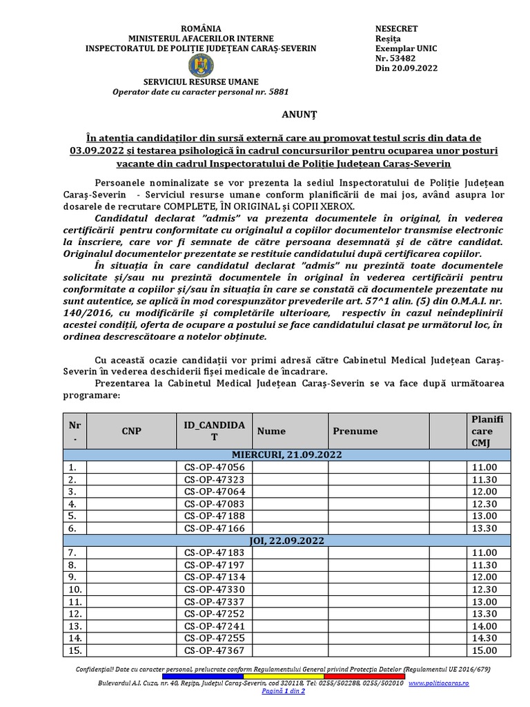 Planificare CMJ Internet | PDF