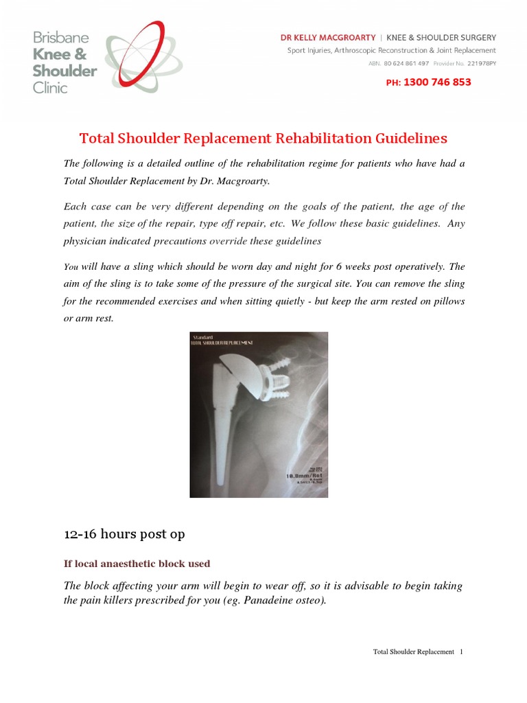 Total Shoulder Exercices Pdf Anatomical Terms Of Motion Elbow