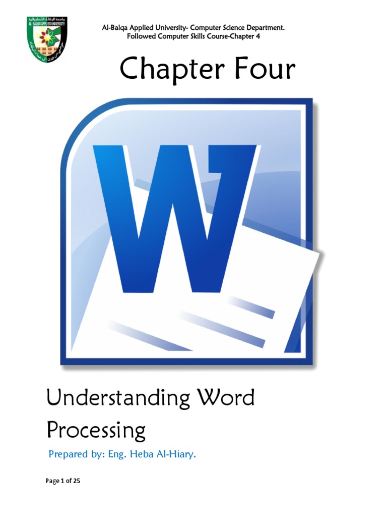 Chapter Four-Microsoft Word 2010 | PDF | Microsoft Word | Point And Click Chapter Four-Microsoft Word 2010 | PDF | Microsoft Word | Point And Click