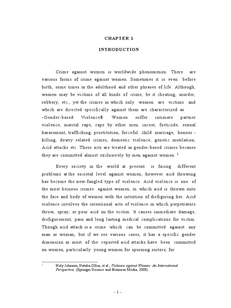 09 - Chapter 1 | PDF | Sulfuric Acid | Violence Against Women