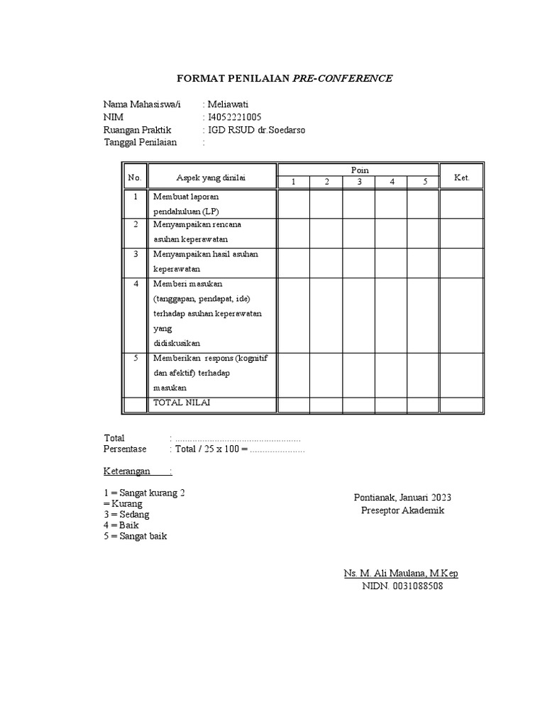 Penilaian IGD PAK ALI | PDF | Komputer