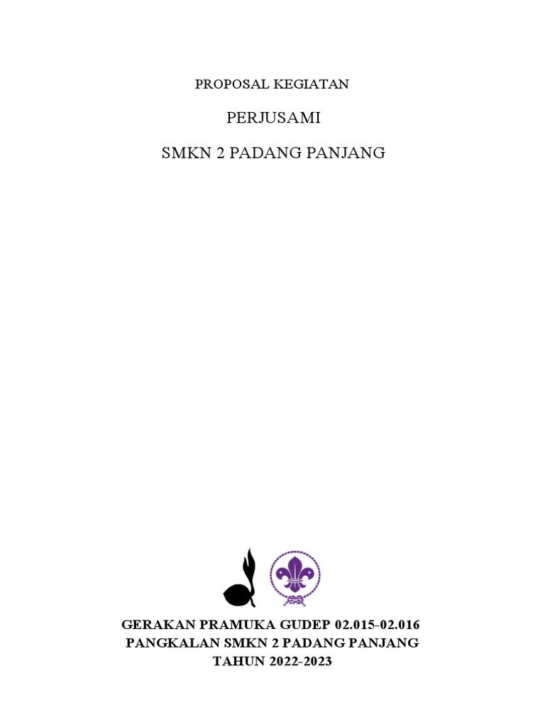 Proposal Kemah Februari 2023 | PDF