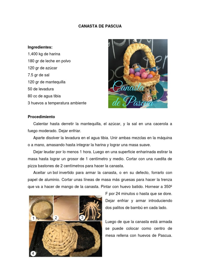 Canasta de Pascua | PDF