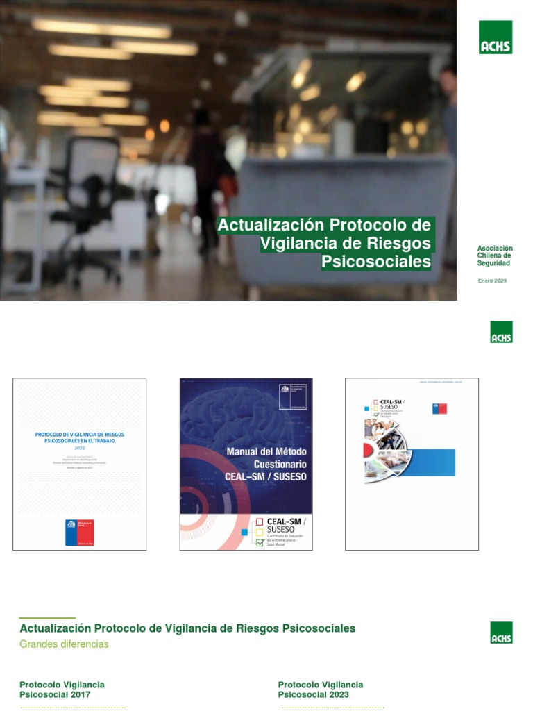 Charla Formativa Actualizacion Protocolo Psicosocial | PDF | Las emociones