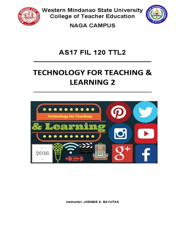 Week 2 AS17 FIL 120 TTL2 Topic 2 | PDF | Educational Technology | Learning