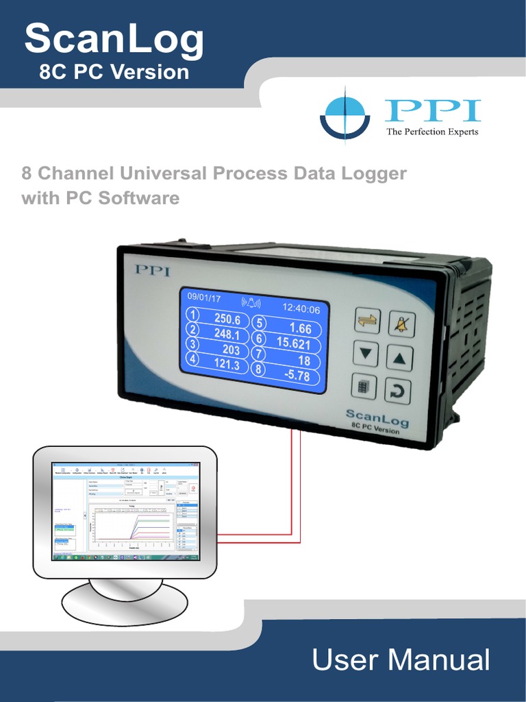 Multi Channel Data Logger Make Ppi 8 CH | PDF | Default (Computer Science) | Parameter (Computer ...