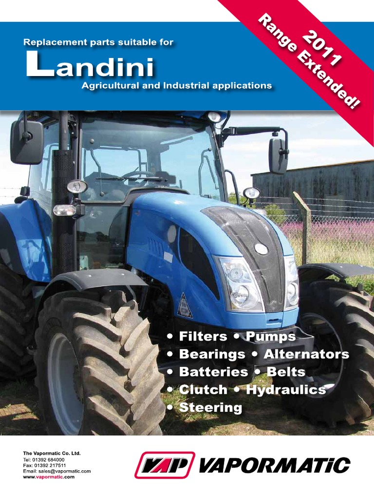 Landini Tractor Parts Overview | PDF | Vehicles | Unit Operations