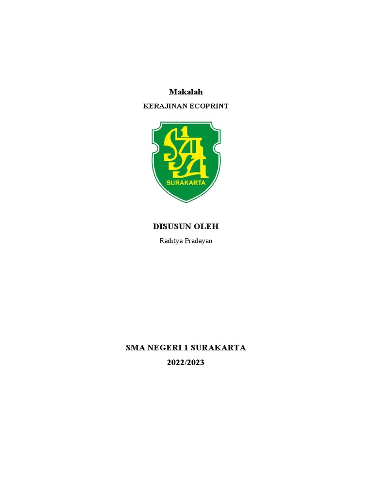 Contoh Makalah Pkwu | PDF