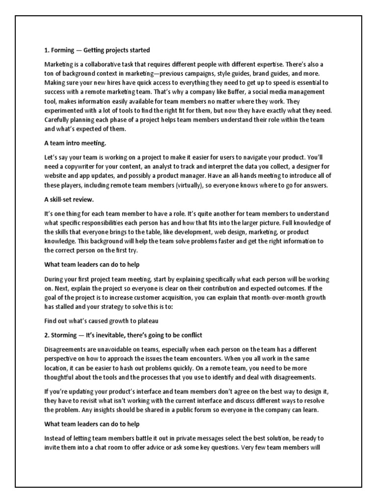 Generic Management - Team Develoment Stages | PDF | Marketing | Web Design