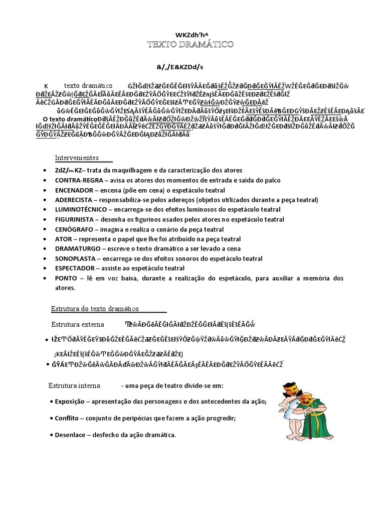 Os Elementos Constituintes de um Texto Dramático | PDF | Teatro | Ator