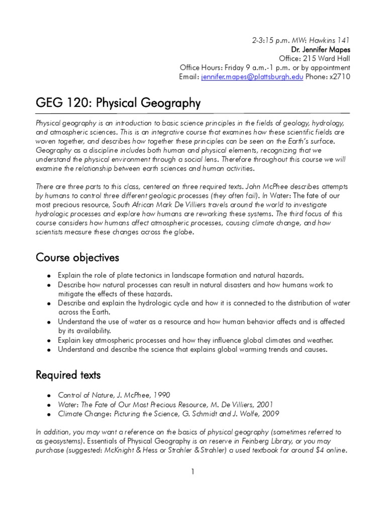 Introduction to Physical Geography | PDF | Physical Geography | Geography
