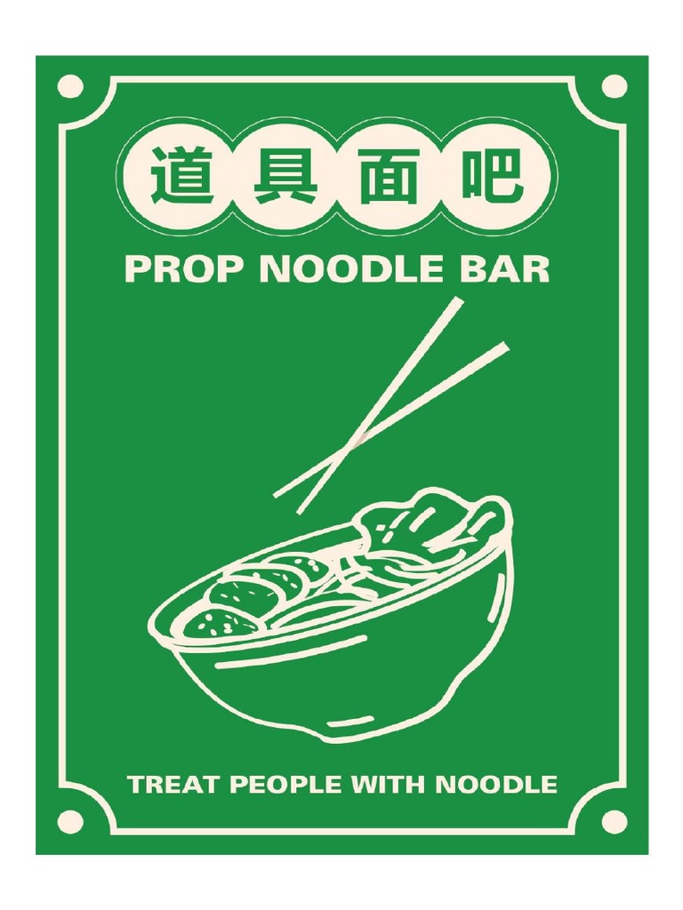 Prop Noodle Bar Menu 2023 - 2 | PDF
