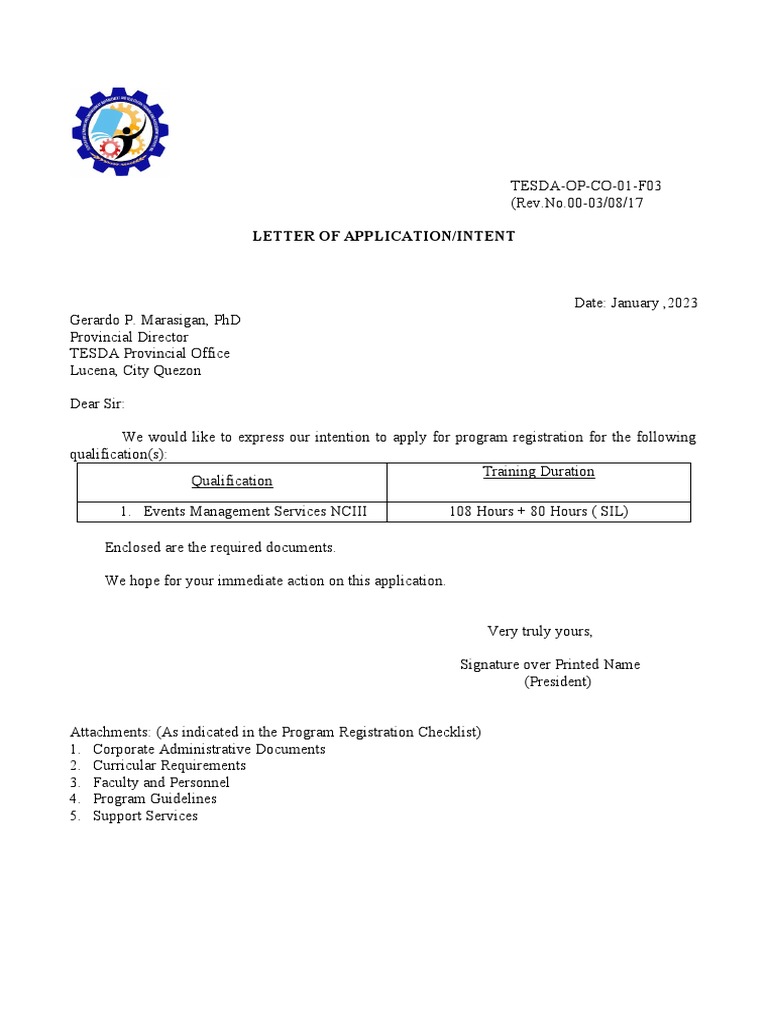 Events Management Services NC III Application | PDF | Learning | Lecture