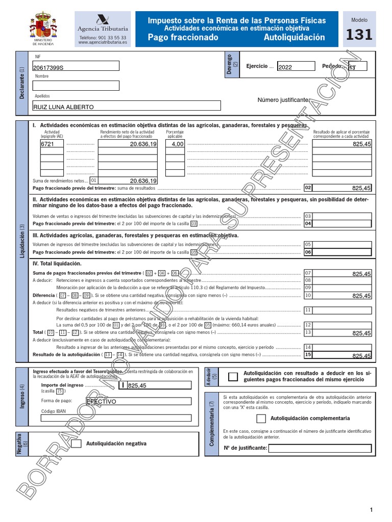 Modelo 131 | PDF | Economias | Impuestos