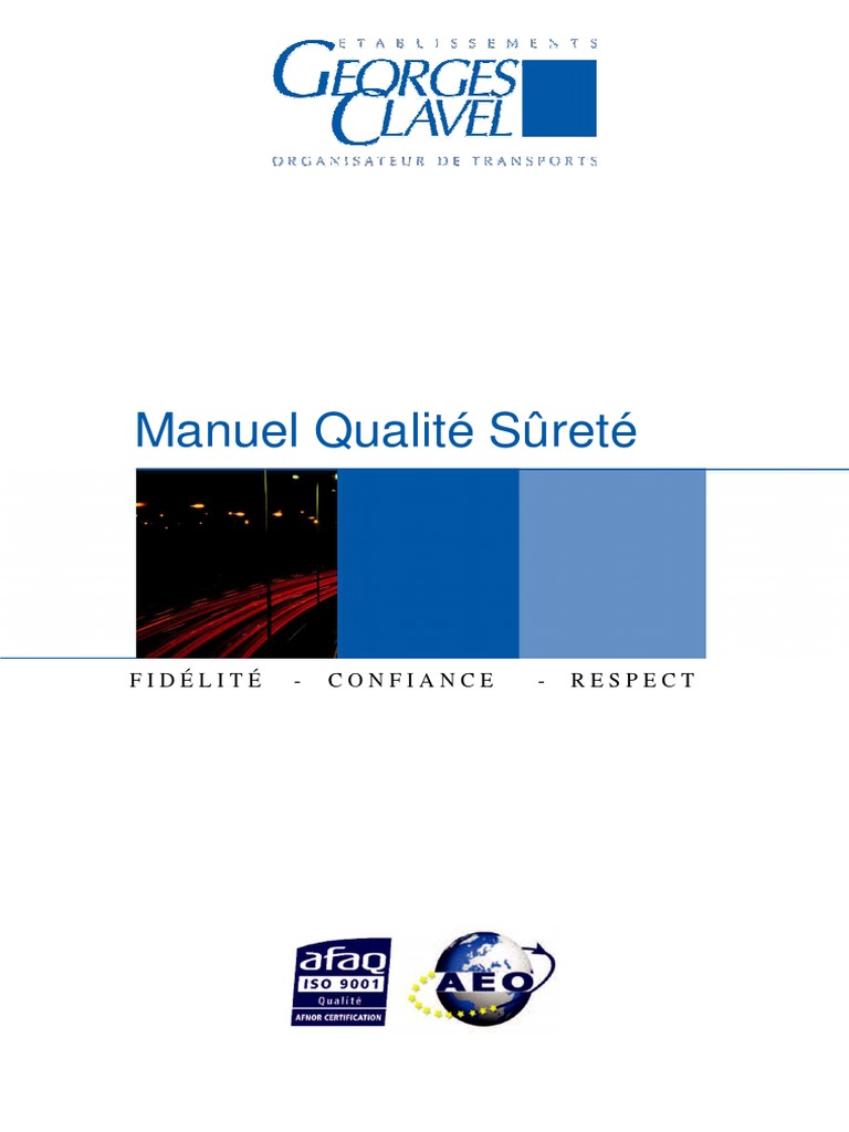 Manuel Qualite-2017 | PDF | Management de la qualité | Système de management de la qualité