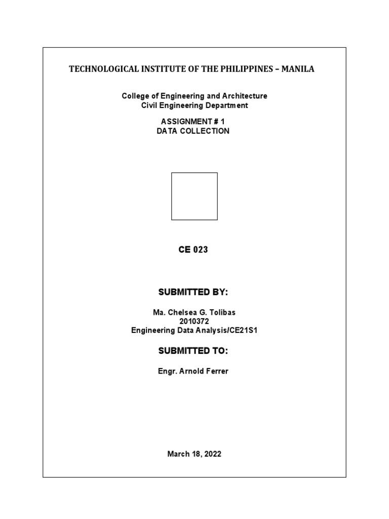 EDA ASS-1 Data Collection | PDF | Data Analysis | Sampling (Statistics)