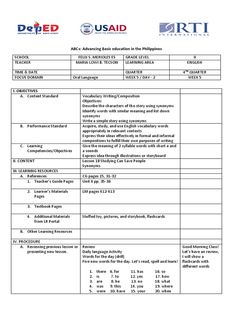 ABC Advancing Basic Education in The Philippines | PDF | Reading ...