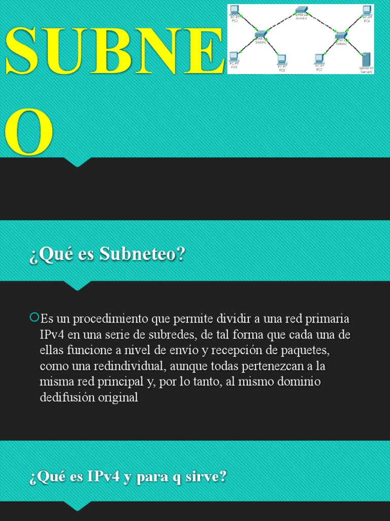 Subneteo 2 | PDF | Dirección IP | Ingeniería Informática