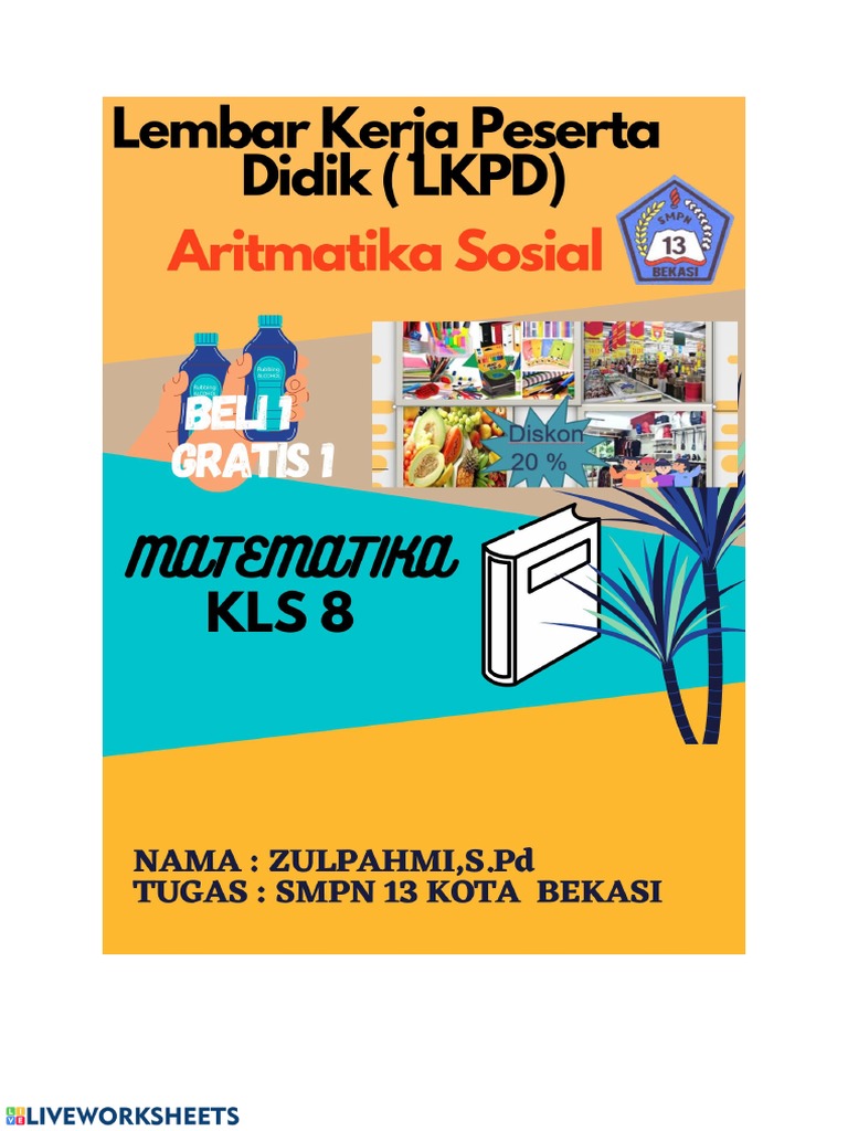 Modul Ajar Aritmatika Sosial Kelas 7 | PDF