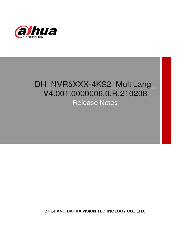 DH - NVR5XXX-4KS2 - MultiLang - V4.001.0000006.0.R.210208 - Release ...
