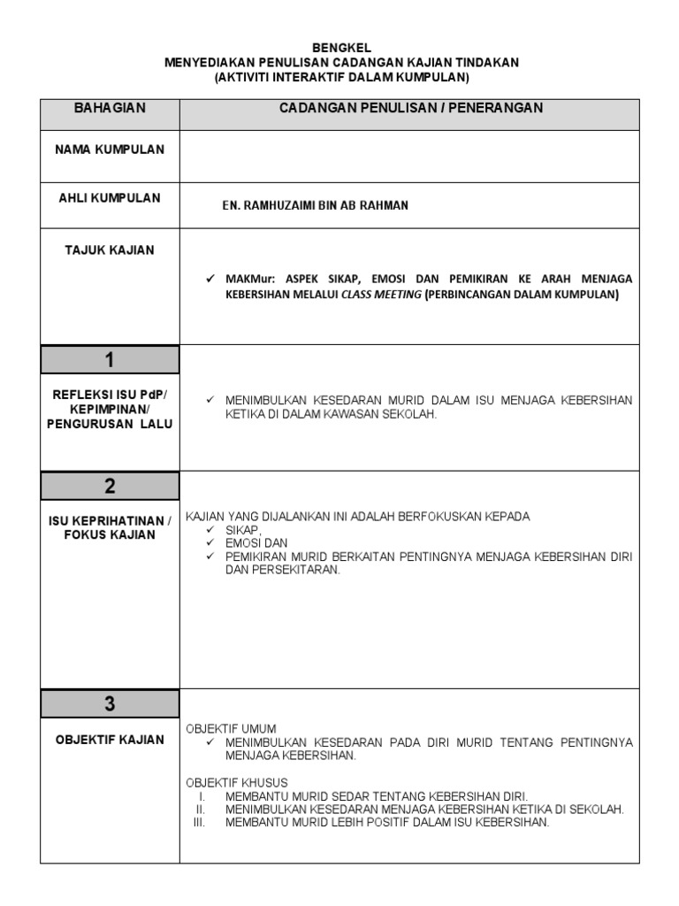 Kajian Tindakan - SKLB | PDF