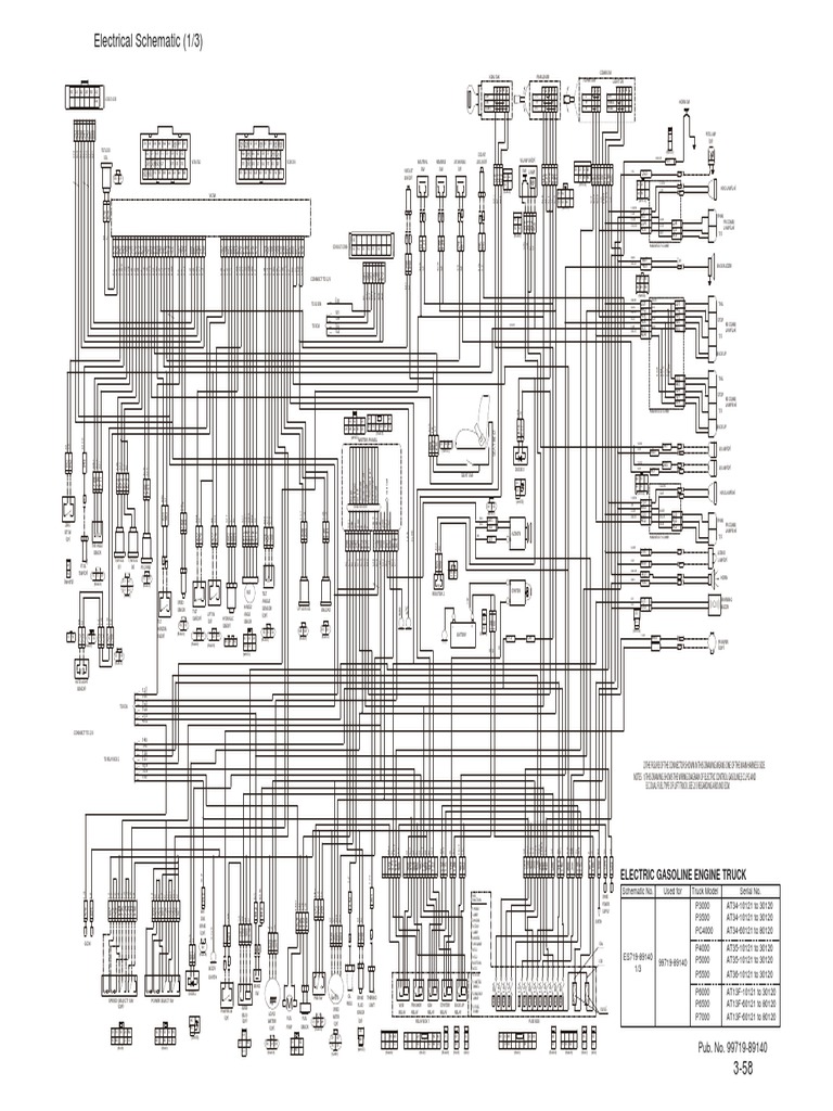 Esquema Electrico Montacargas CAT | PDF