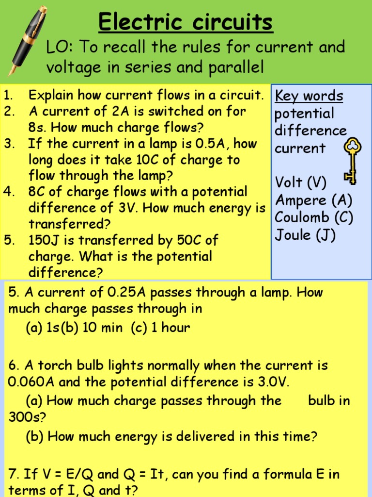 Electric Circuits | PDF | Series And Parallel Circuits | Voltage