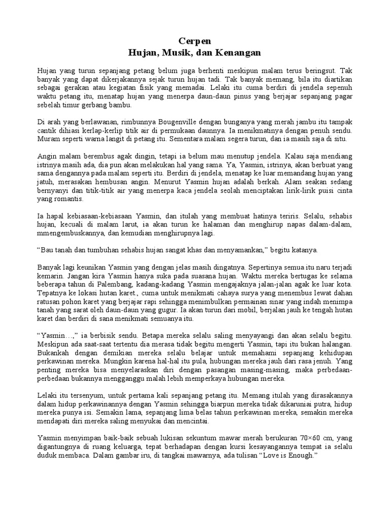 Cerpen | PDF | Klasik