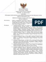 Perbup 2025 - Pedoman Penyusunan APB Desa 2026 | PDF