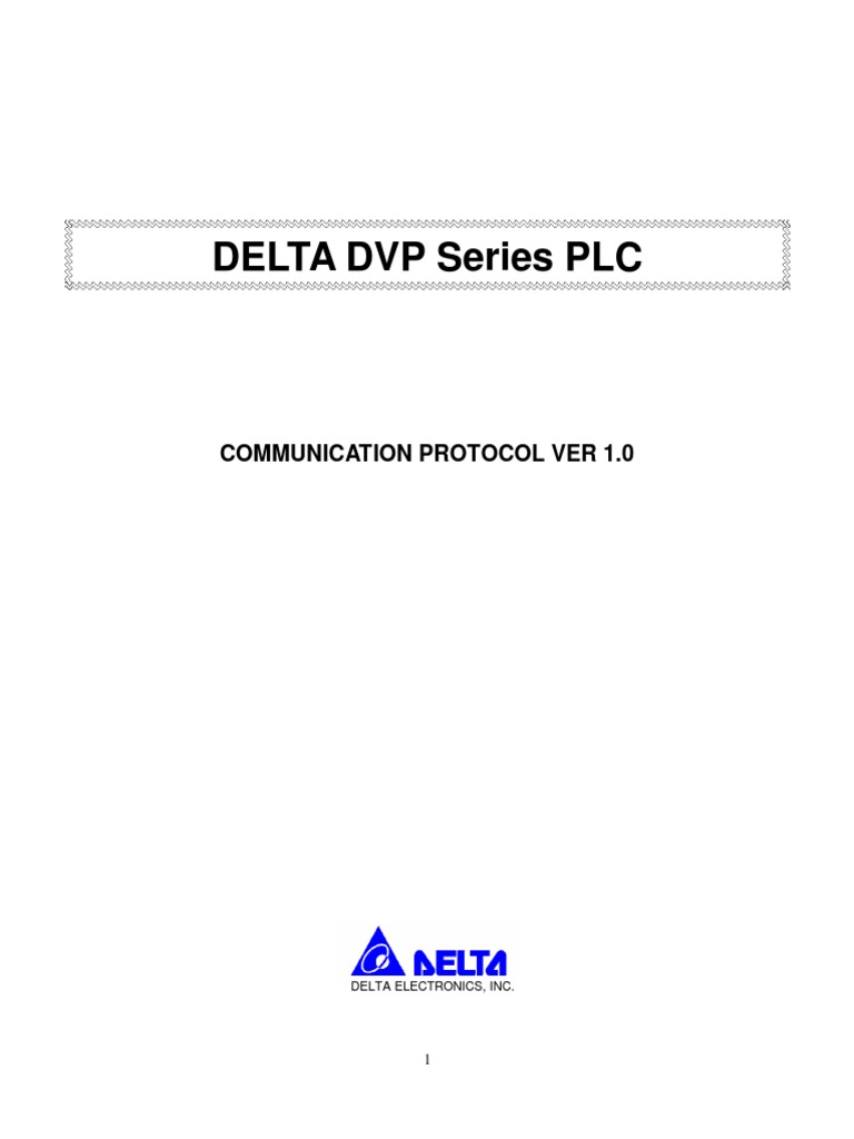 DVP - Communication Protocol | PDF | Ascii | Bit