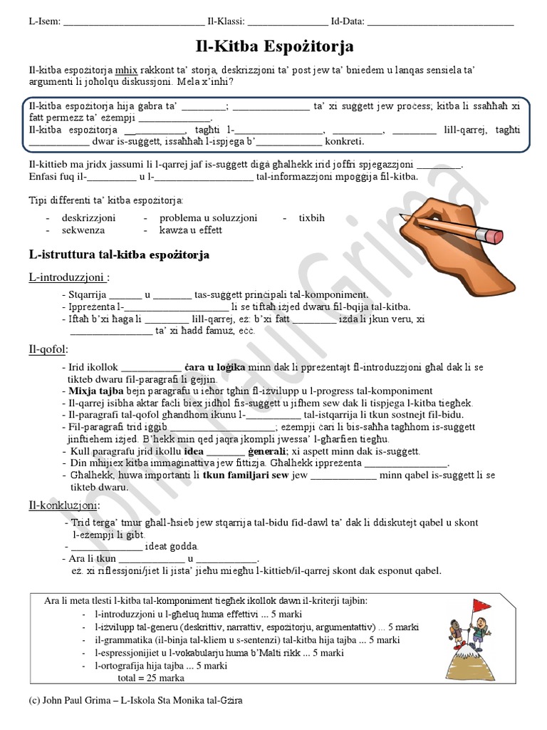 Il-Kitba Espożitorja | PDF