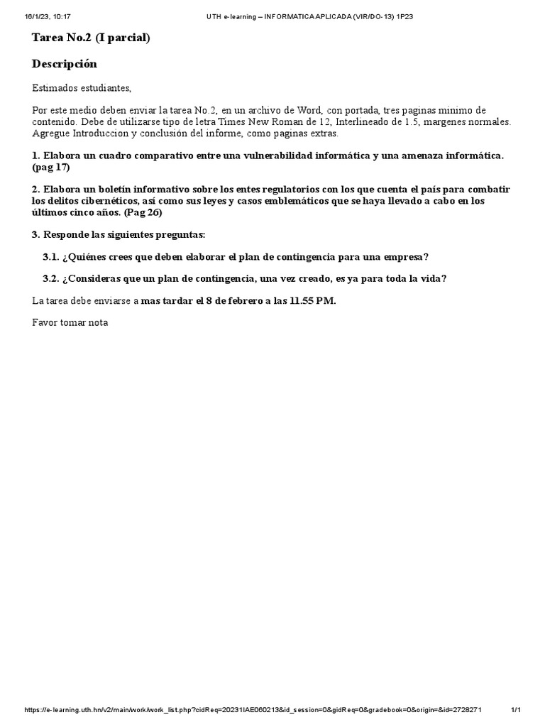 TAREA 2 - Informatica | PDF