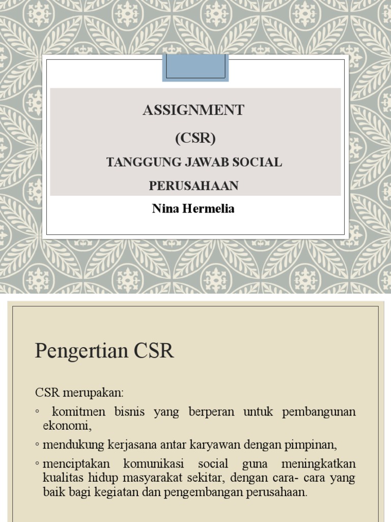 Tugas CSR | PDF