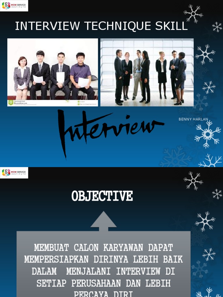 Interview Technique Skill Update2 | PDF