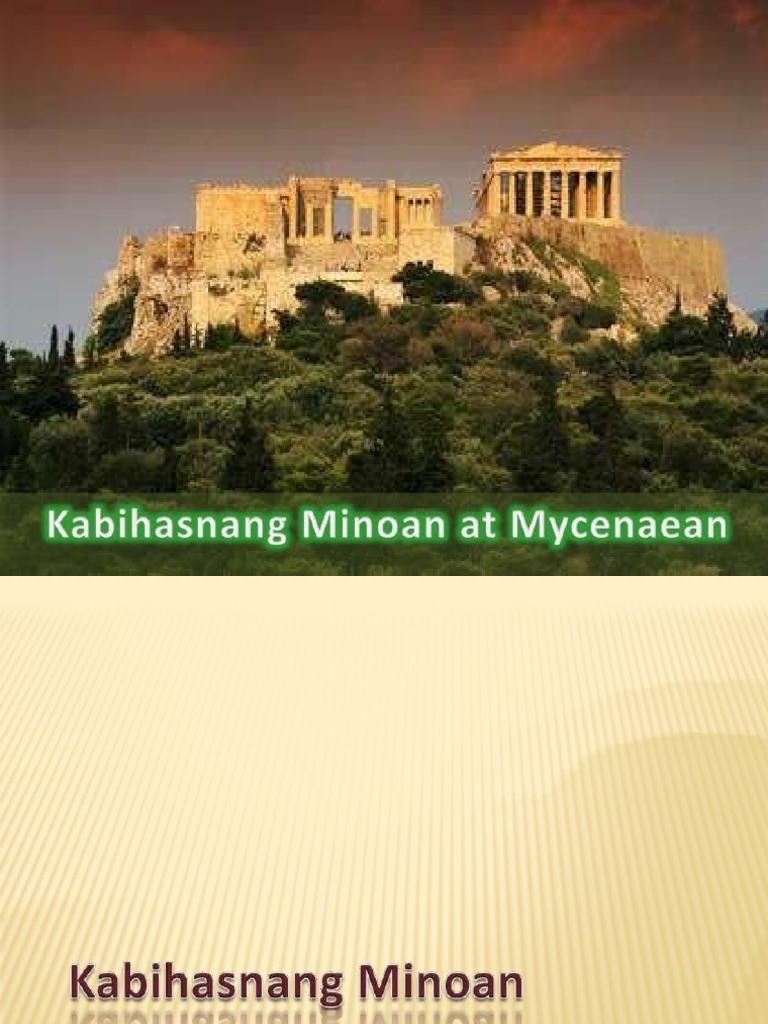 AP8 Kabihasnang Minoan at Mycean | PDF