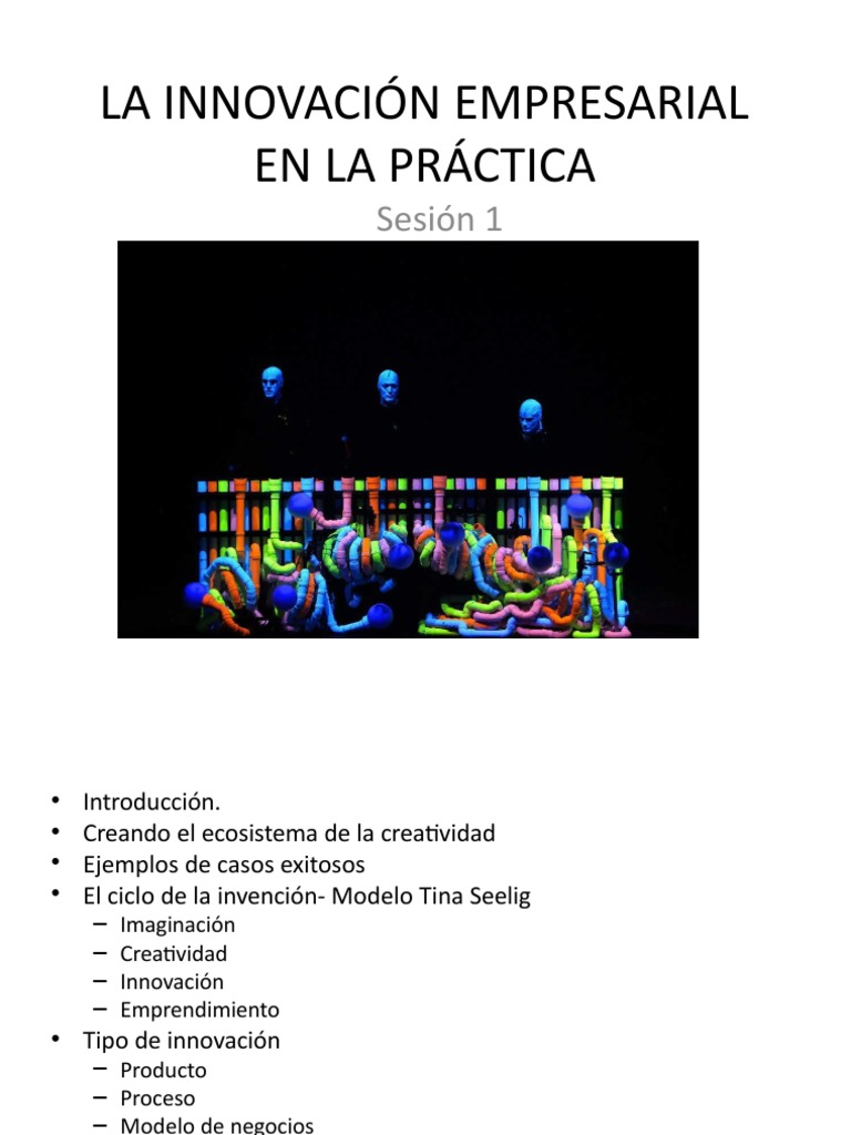 Sesión 1 Curso Creatividade Innovaci | PDF | Innovación | Business