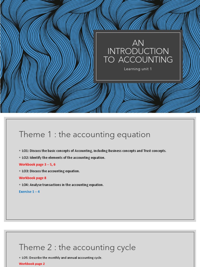 Learning Unit 1 Slides | PDF