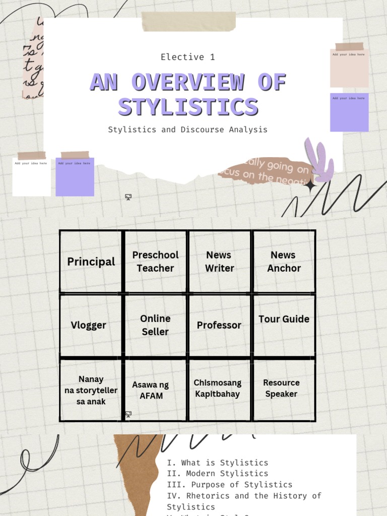 Unit 1 Stylistics | PDF | Paradise Lost | Linguistics